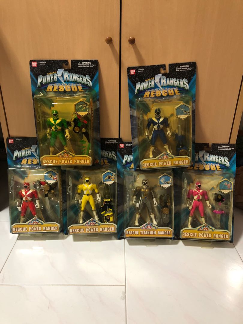 (SET)Power Ranger LightSpeed Rescue Figurine, Hobbies & Toys, Toys ...