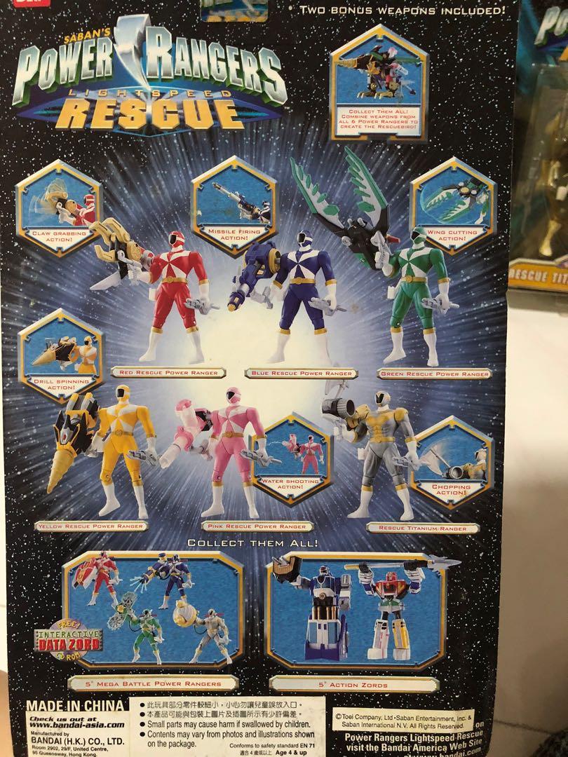 Power Rangers Lightspeed Rescue Blue Ranger