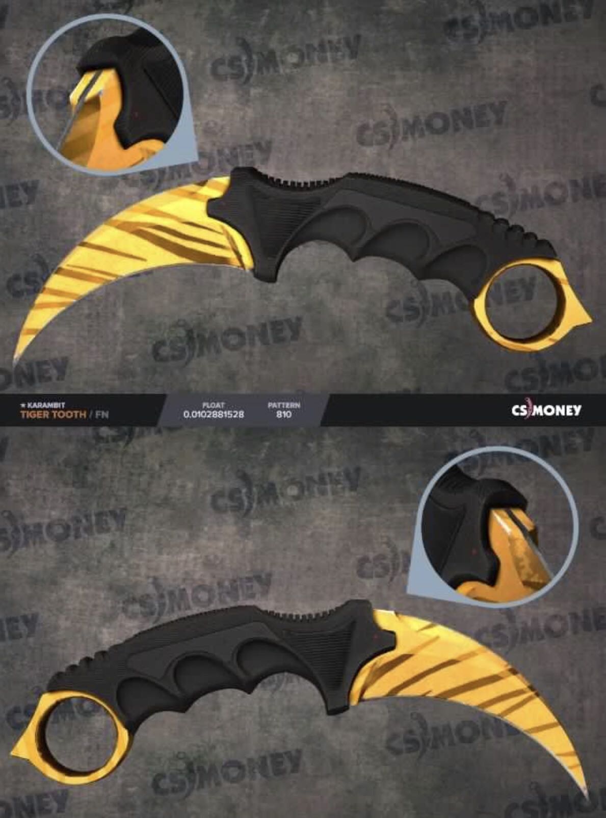 S>Karambit Tiger Tooth (FN), Video Gaming, Gaming Accessories, Game ...