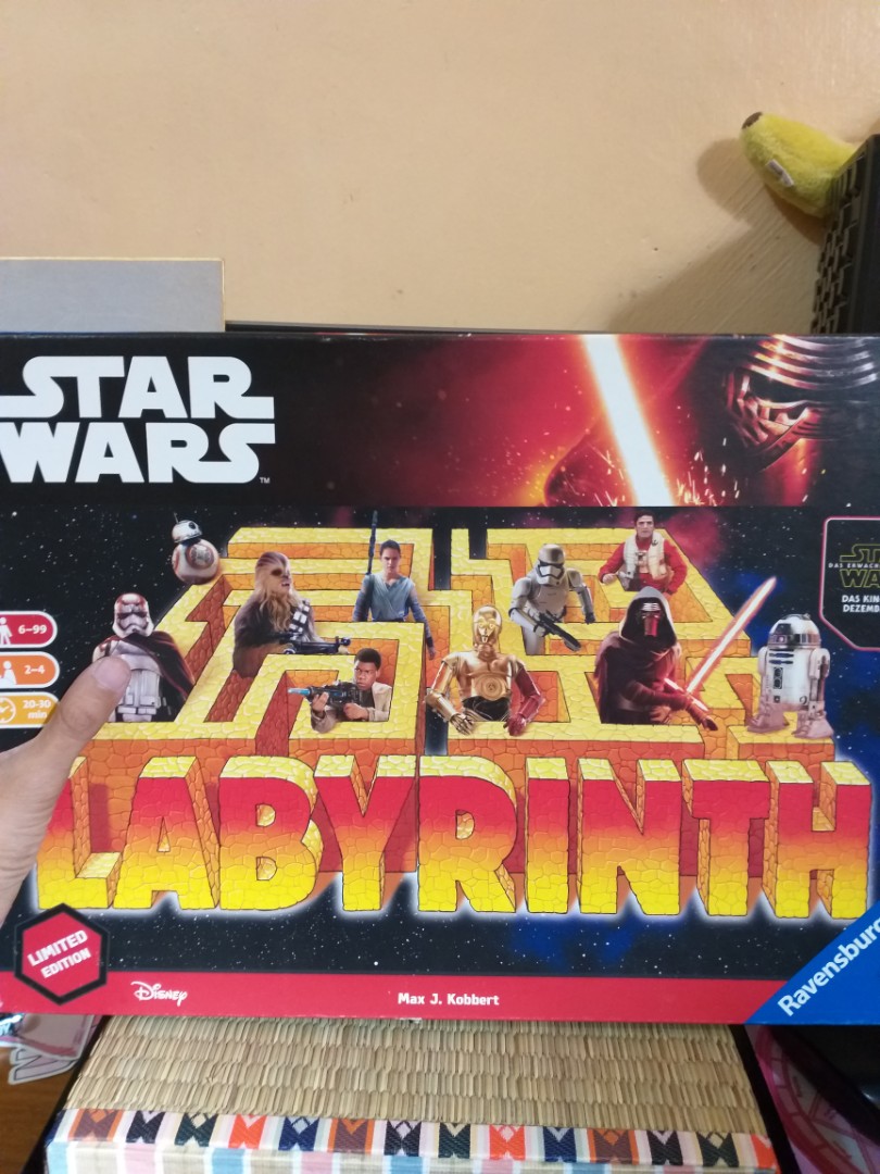 Star wars labyrinth board games limited edition Disney, Hobbies & Toys ...