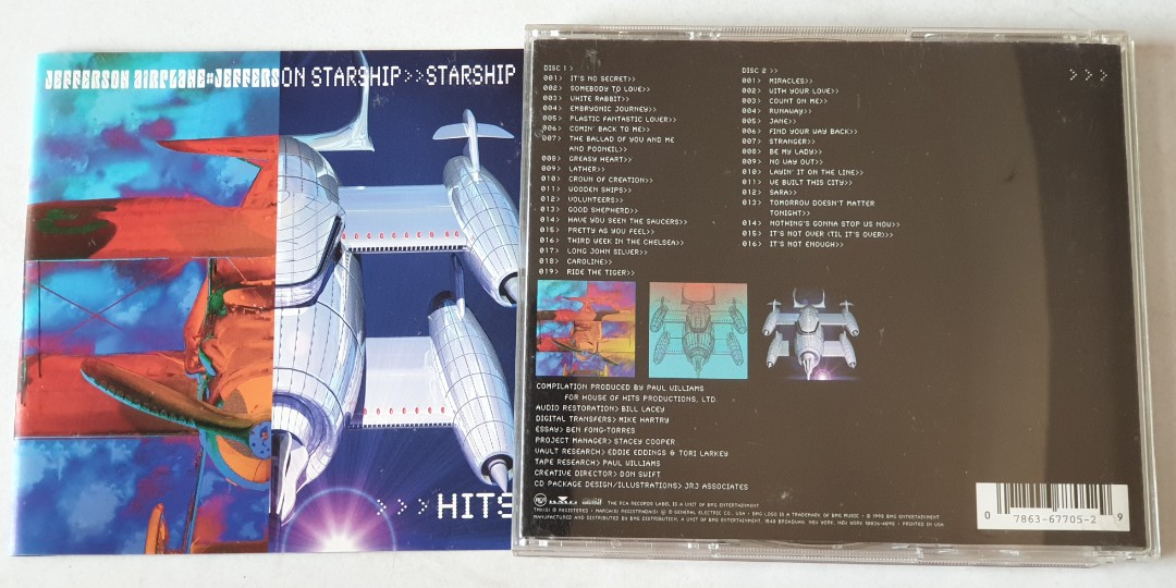 Starship ~ Greatest Hits ( US PRESS ) 2CD, Hobbies & Toys, Music ...