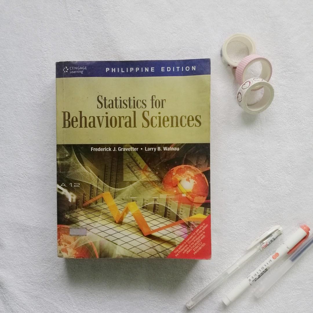 Statistics for Behavioral Sciences by Gravetter & Wallnau, Hobbies ...