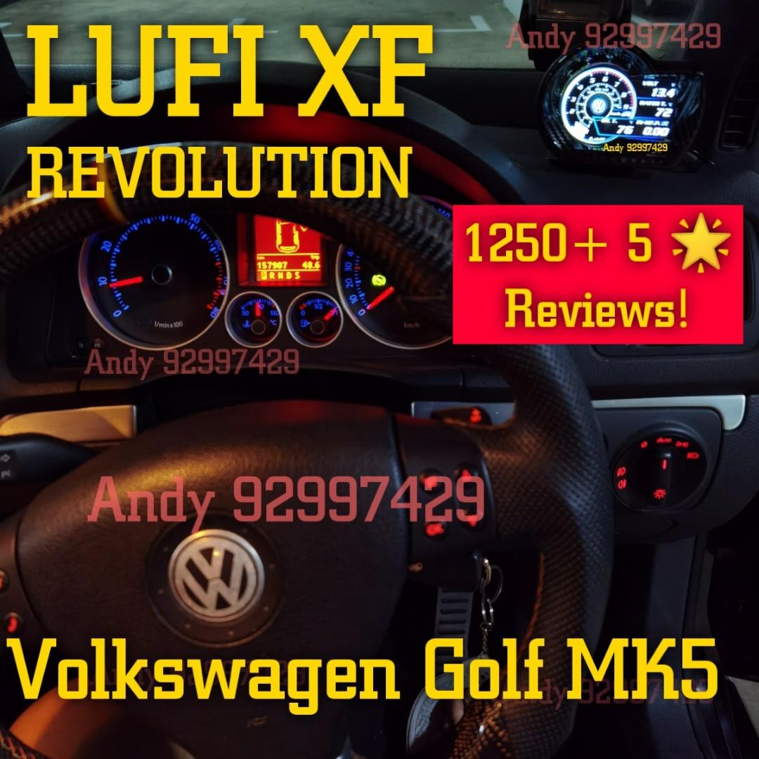 Volkswagen Golf Mk5 Lufi XF Revolution OBD OBD2 Display Gauge #lufi # ...