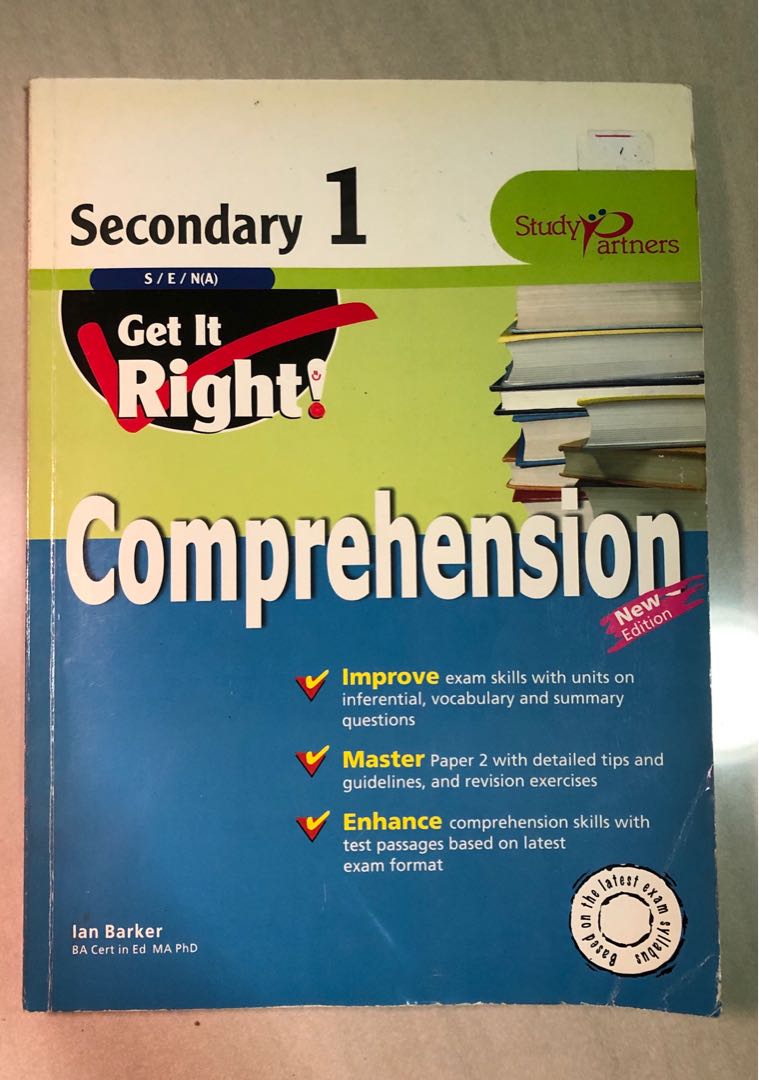 ** Sec 1 English Comprehension **, Hobbies & Toys, Books & Magazines ...