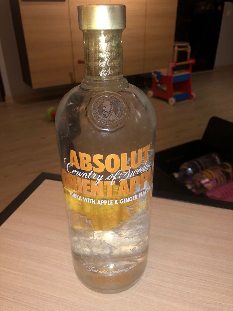 Absolut Vodka Orient Apple, Food & Drinks, Alcoholic Beverages on Carousell