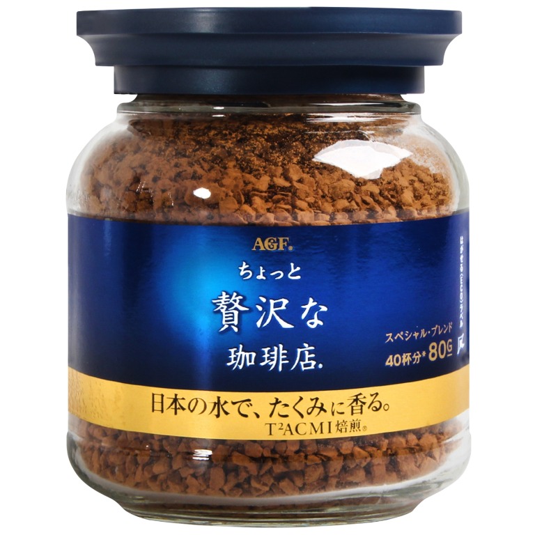 AGF 華麗香醇咖啡(80g) MAXIM特調咖啡 沖泡式咖啡 即溶咖啡 咖啡粉, 食物和飲料, 飲料在旋轉拍賣