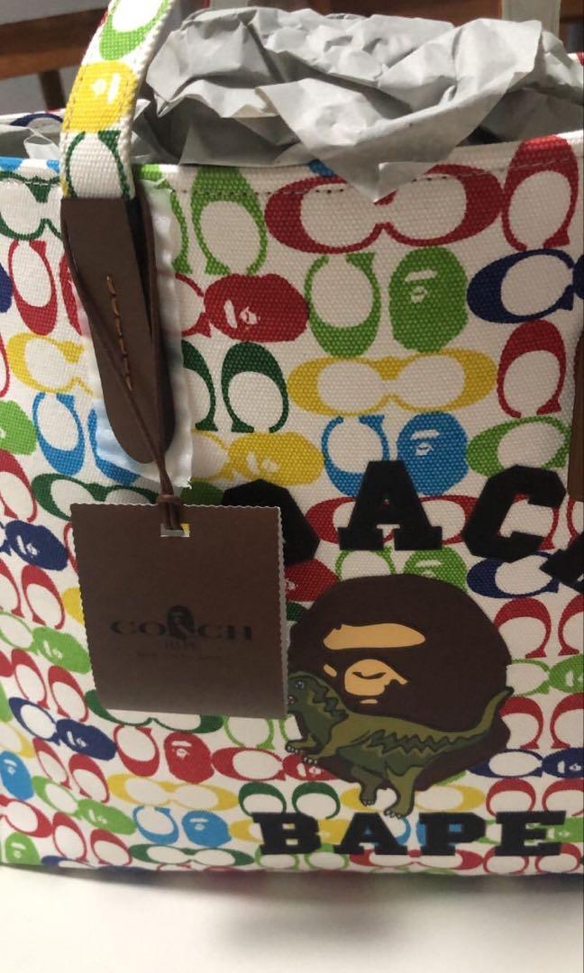 Bape x Coach Tote bag, Luxury, Bags & Wallets on Carousell