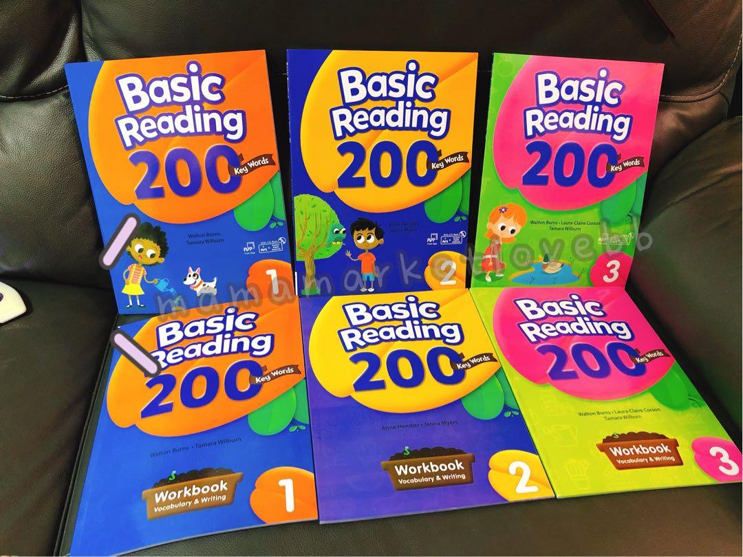 點讀版BASIC READING 200 KEY WORDS/STUDENT BOOK WITH WORKBOOK 6 Book Set支援小達人點讀筆, 興趣及遊戲, 書本 & 文具, 書本 ...