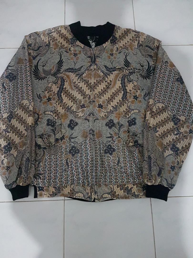 Batik Bomber Jacket, Men's Fashion, Coats, Jackets and Outerwear on ...
