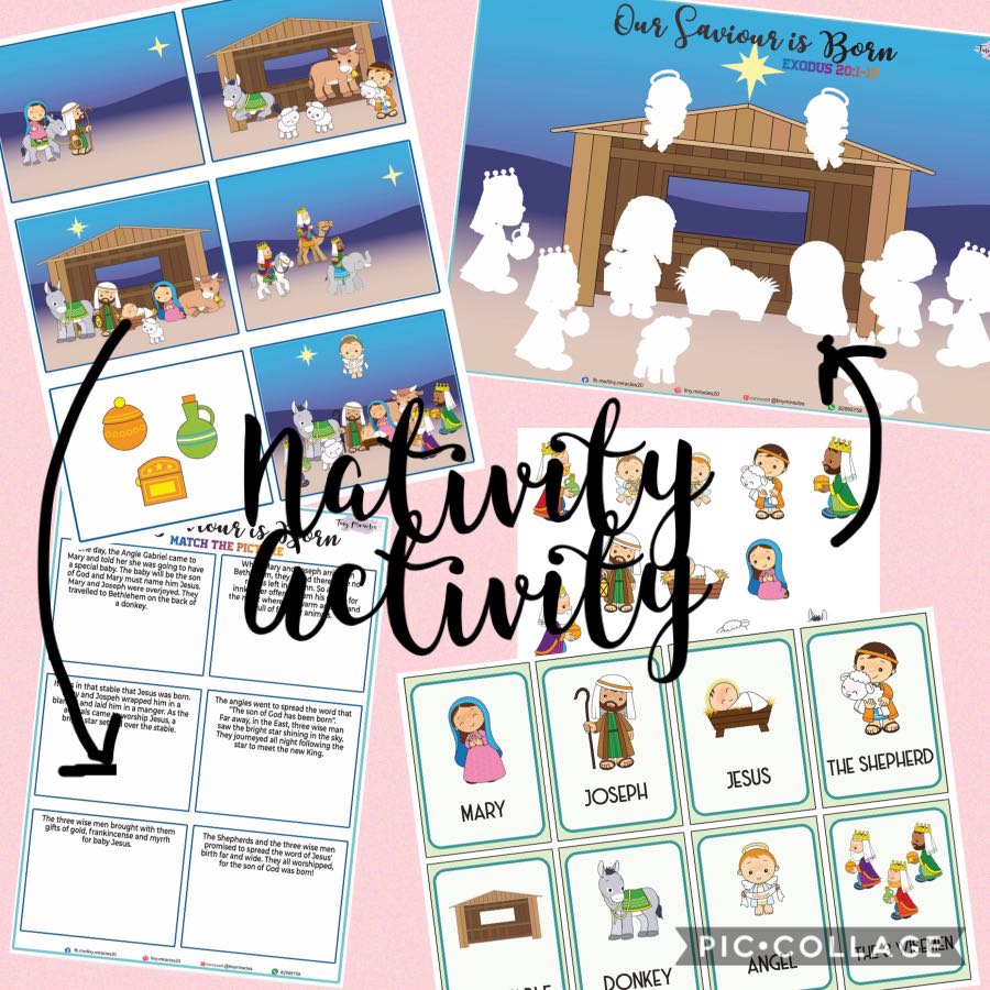 Bible stories- Nativity Activity and others, Hobbies & Toys, Books ...