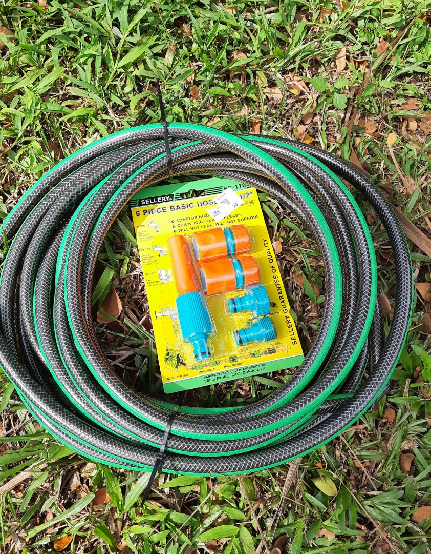 branded Sellery adaptors & high quality Geolia 12.5mm 9m long hose ...