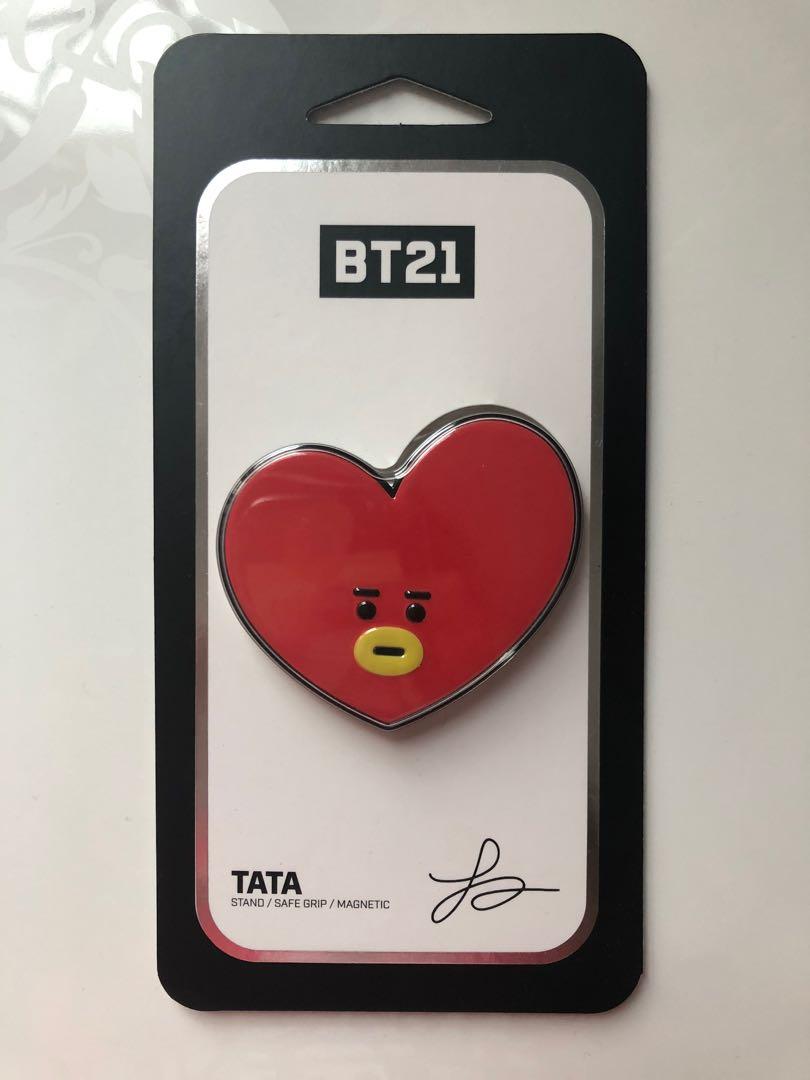 BT21 TATA popsocket, Hobbies & Toys, Memorabilia & Collectibles, Fan ...