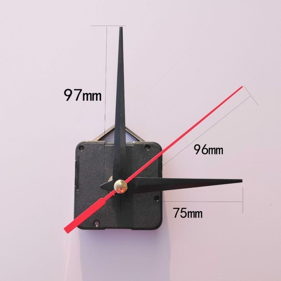 Clock DIY quartz movement mechanism wall clock arms repair parts ...