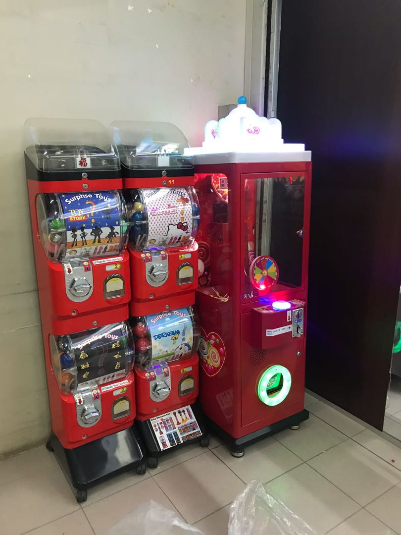 Coin operated candy vending machine lollipop game machine, Hobbies ...