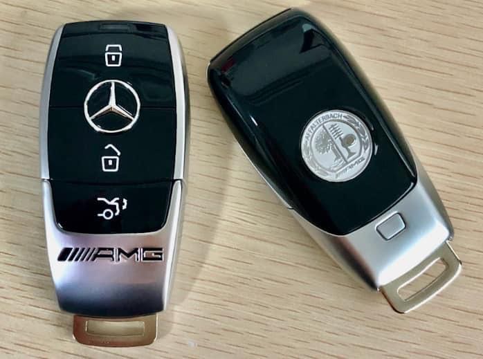 Conversion of old Mercedes Remote to Current 2020 design, Car ...