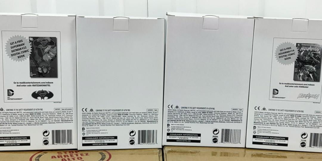 DC Signature Collection Superboy, Batzarro, Ocean Master, Freddy ...