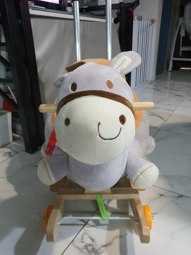 Donkey push rocker, Babies & Kids, Infant Playtime on Carousell