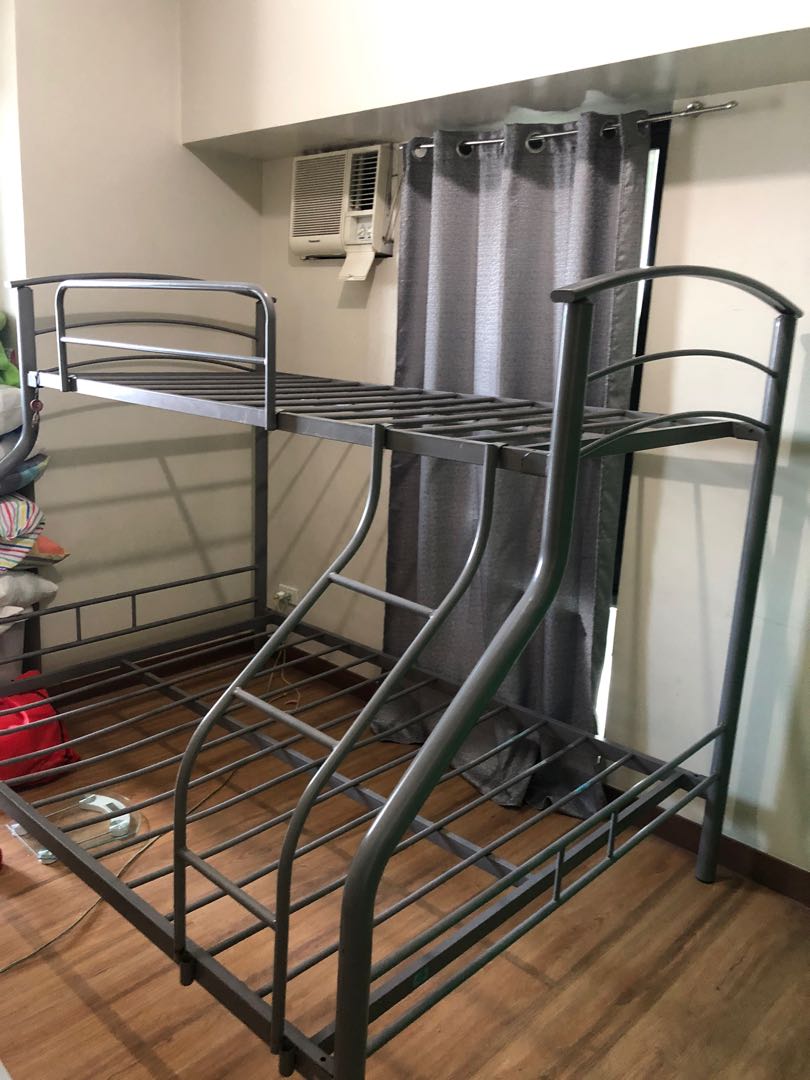 Double deck frame R type, Furniture & Home Living, Furniture, Bed ...