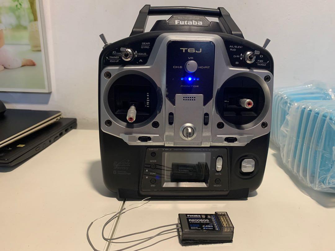 Futaba T6J controller and R2006GS Receiver, Hobbies & Toys, Toys ...