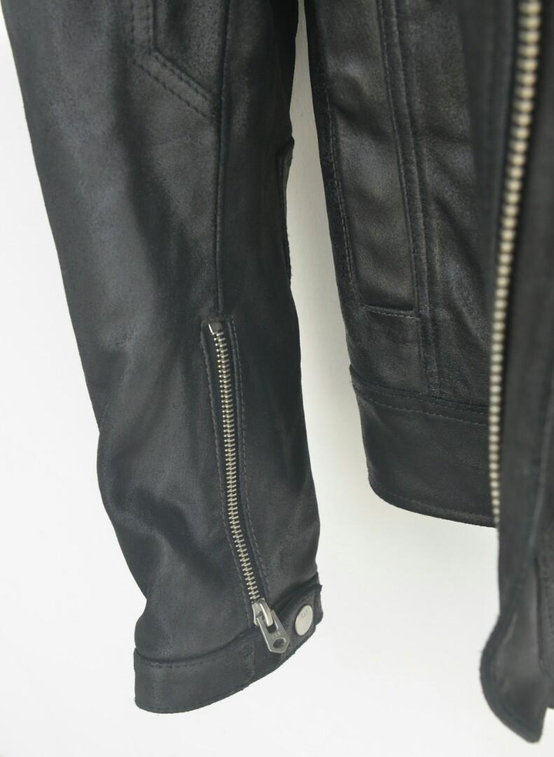 G STAR RAW REVEND LEATHER BIKER MOTORCYCLE JACKET HARLEY INDIAN TRIUMPH ...