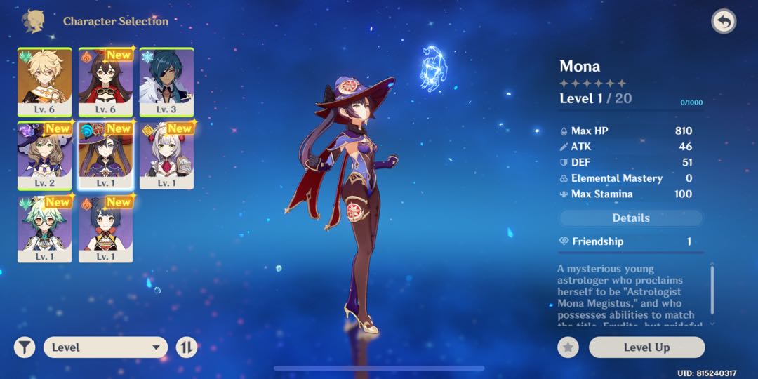 Genshin Impact Mona AR7, Video Gaming, Video Game Consoles, Others on Carousell