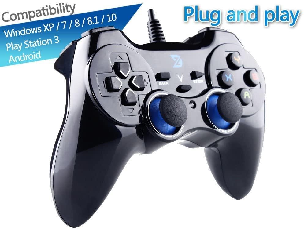 iFYOO ZD-V+ Wired Gamepad Vibration-Feedback USB Wired Gamepad ...