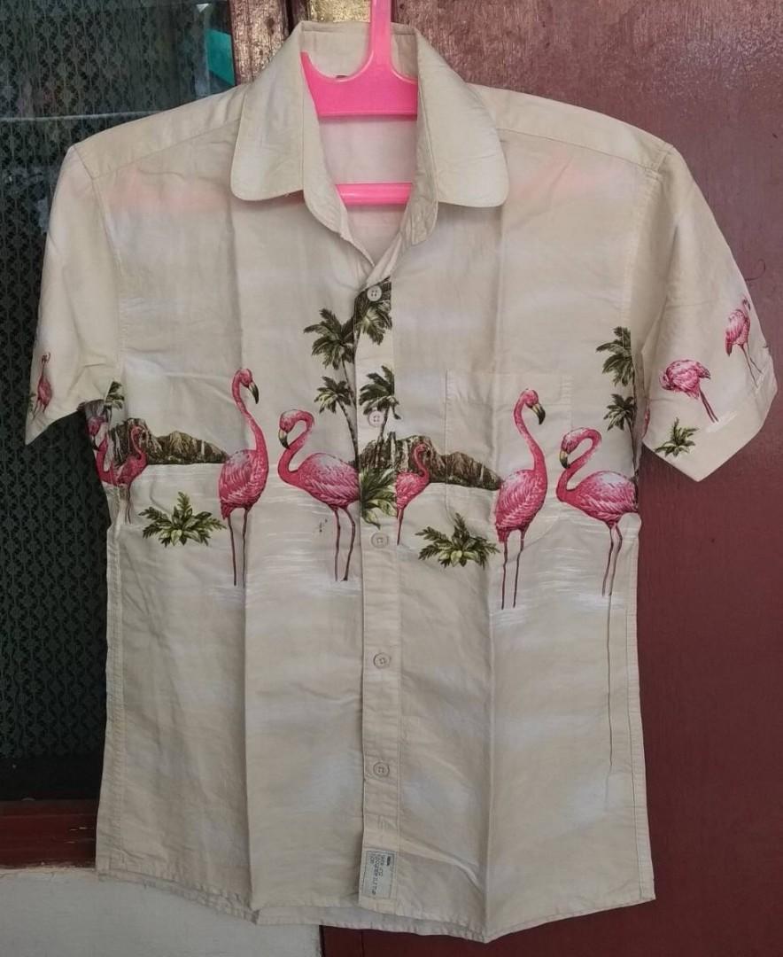 Kemeja hawai pantai floral ouval research like hnm zara, Fesyen Pria ...