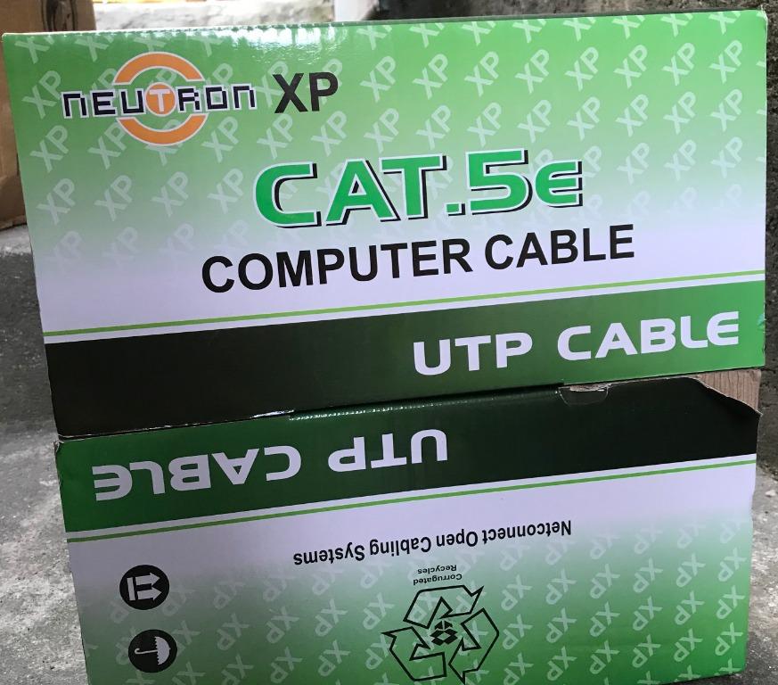 LAN CABLE CAT5-E NEUTRON XP UTP ETHERNET CABLE, INDOOR TYPE, NETWORKING LAN CABLE, BLUE ...