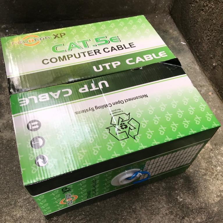 LAN CABLE CAT5-E NEUTRON XP UTP ETHERNET CABLE, INDOOR TYPE, NETWORKING ...