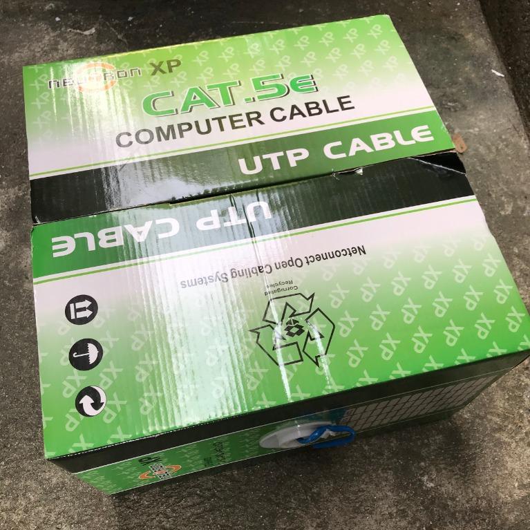 LAN CABLE CAT5-E NEUTRON XP UTP ETHERNET CABLE, INDOOR TYPE, NETWORKING LAN CABLE, BLUE ...