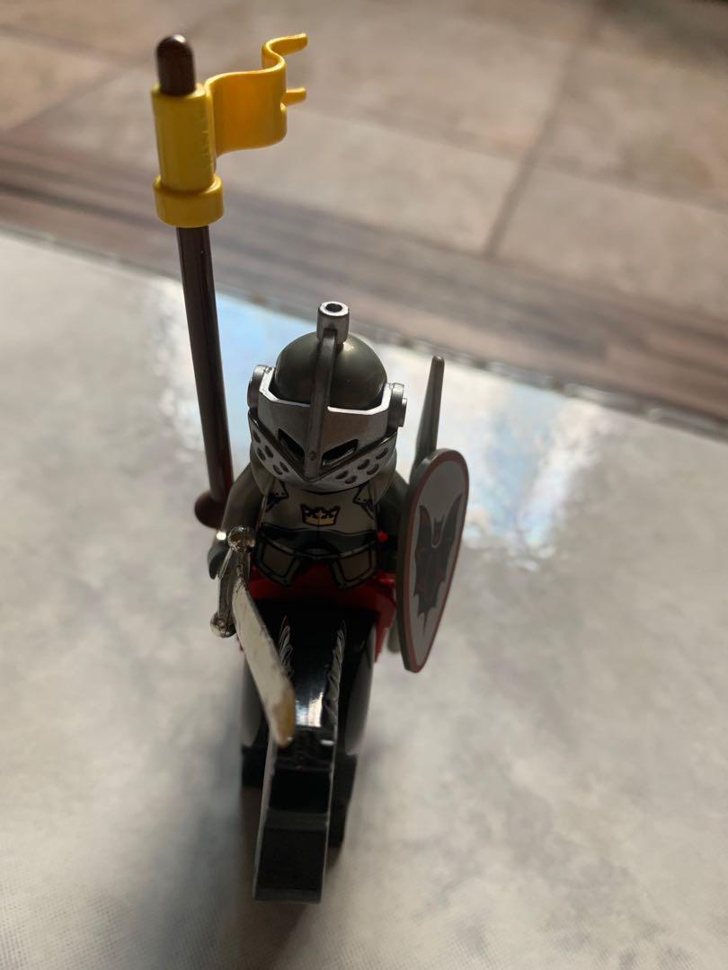 LEGO knight with horse, Hobbies & Toys, Toys & Games on Carousell