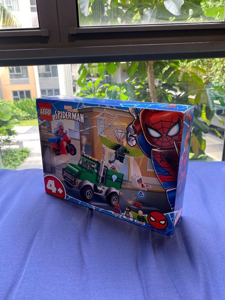 LEGO Marvel Spider-Man Vulture's Trucker Robbery 76147, Hobbies & Toys ...