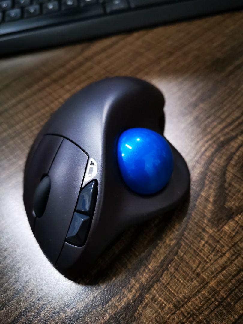 Logitech Wireless Optical Trackball Ergonomic, Video Gaming, Gaming ...