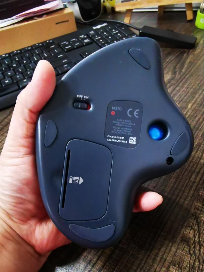 Logitech Wireless Optical Trackball Ergonomic, Video Gaming, Gaming ...