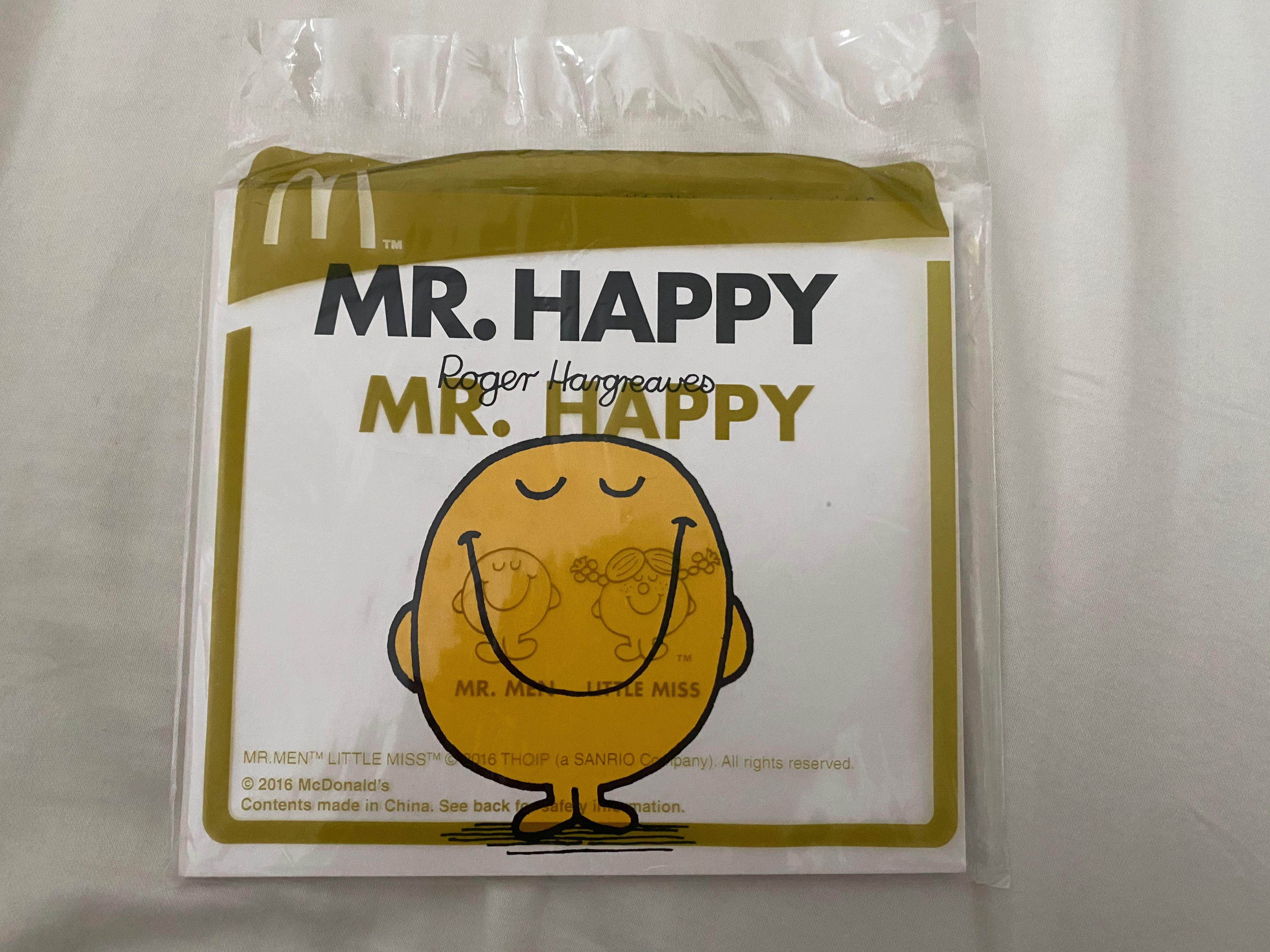McDonald’s Happy Meal Mr. Men Book: Mr. Happy, Hobbies & Toys, Books ...