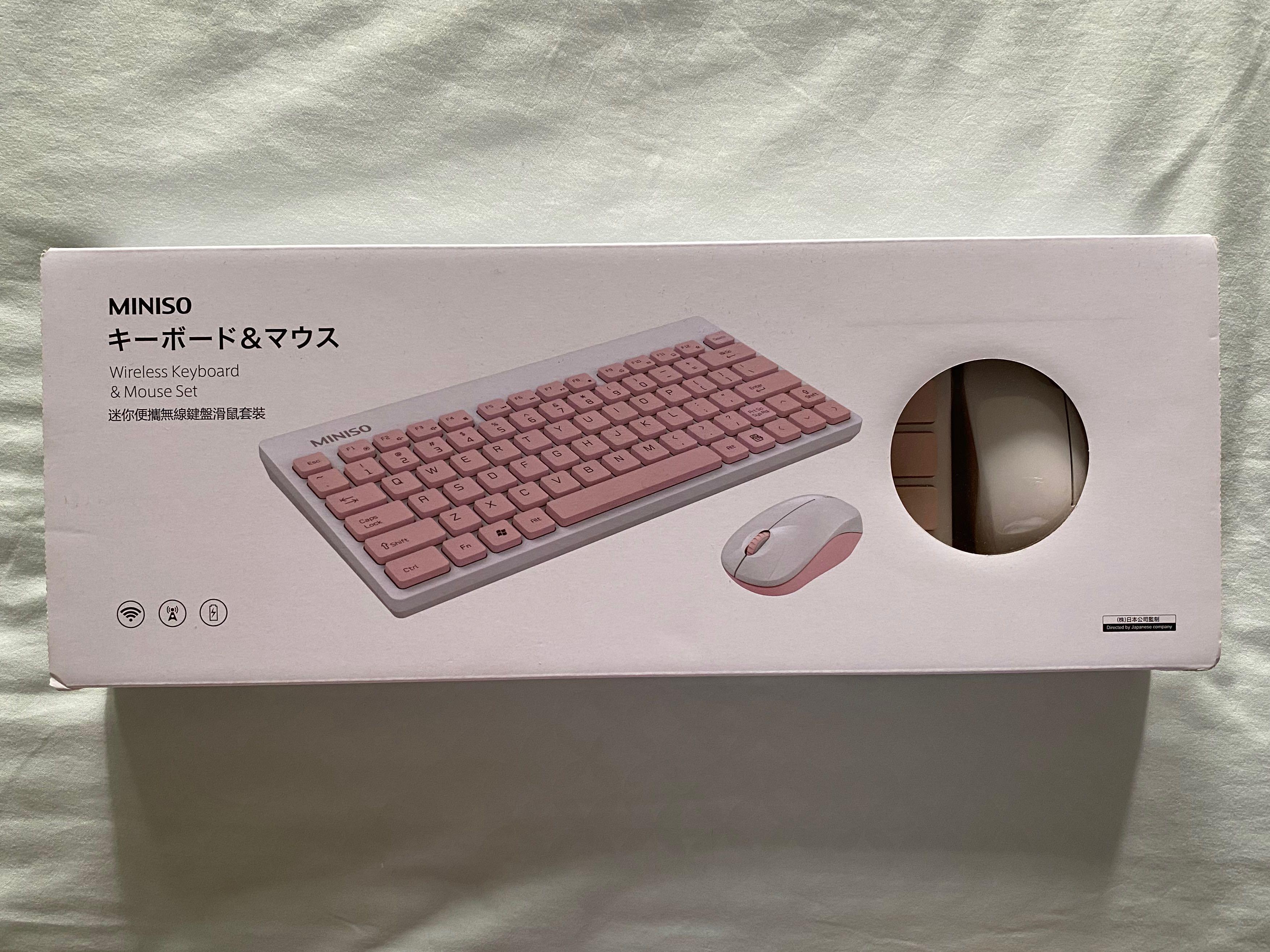 Miniso Wireless Keyboard & Mouse Set, Computers & Tech, Parts & Accessories, Mouse & Mousepads ...