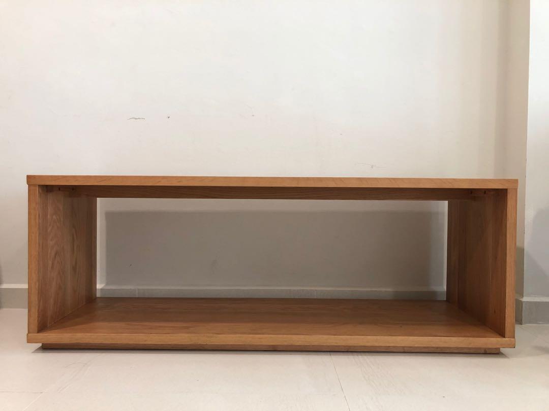 Muji Natural Oak Table Bench, Furniture & Home Living, Furniture ...
