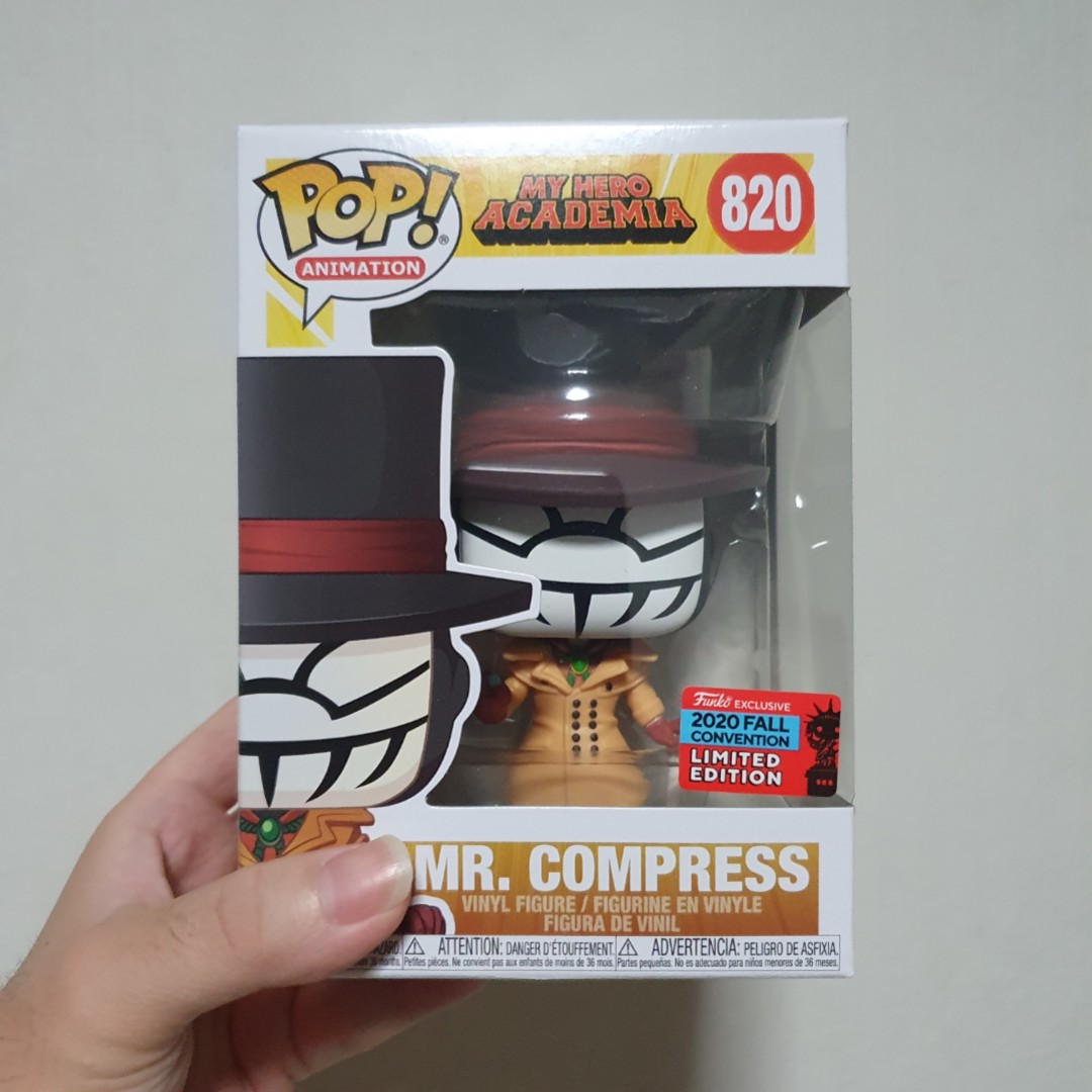 My Hero Academia (MHA) : Mr Compress Funko Pop, Hobbies & Toys, Toys ...
