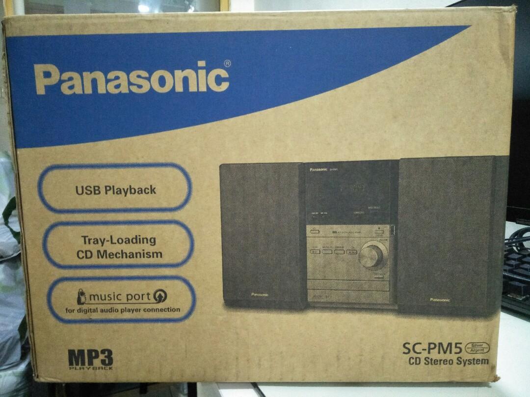 Panasonic SC-PM5 Mini Hifi Compo, Audio, Other Audio Equipment on Carousell