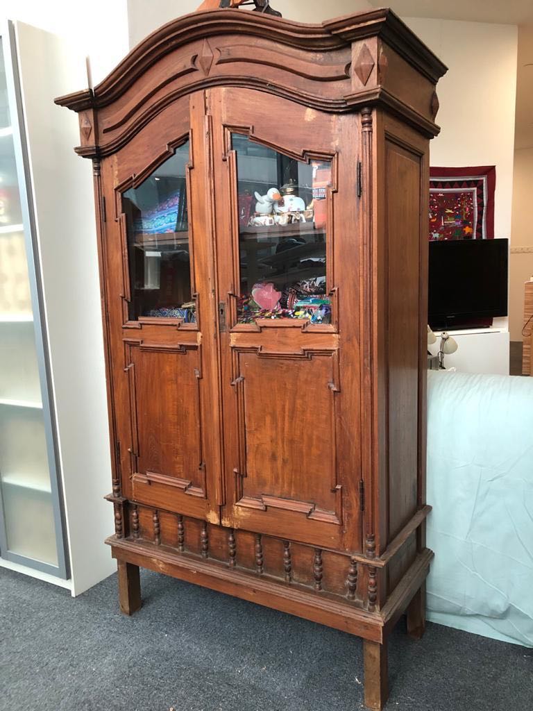 Antique Peranakan Wooden Display Cabinet, Furniture & Home Living ...