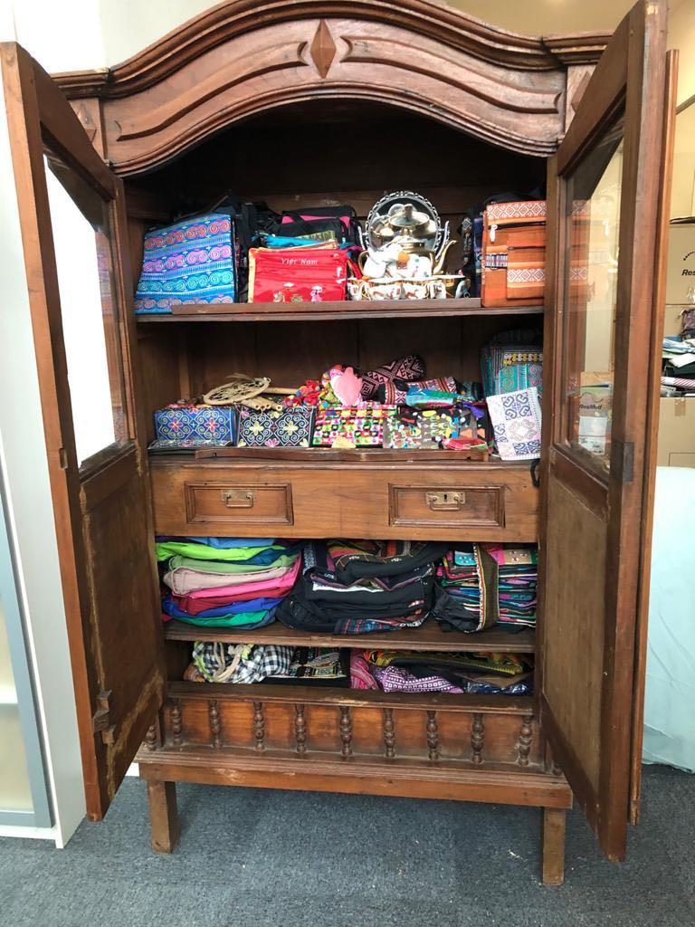 Antique Peranakan Wooden Display Cabinet, Furniture & Home Living ...