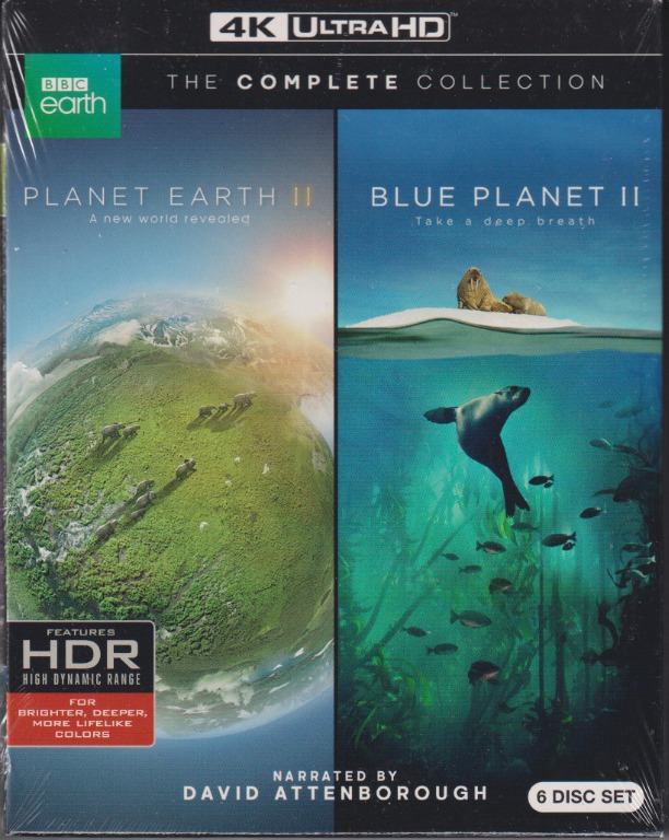 Planet Earth II/ Blue Planet II 4K Blu ray / Bluray, Hobbies & Toys ...