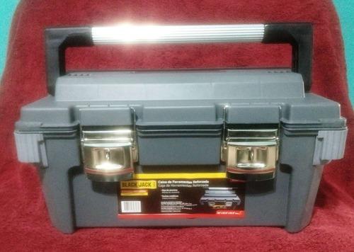 Plastic Tool Box with Tray Metal Latches Aluminum Handle, Commercial ...