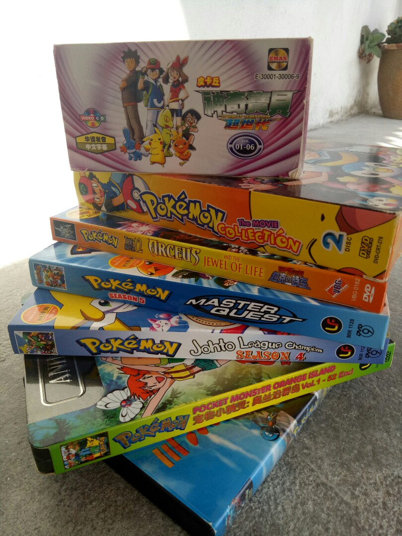 Pokemon CD DVD Collection, Hobbies & Toys, Music & Media, CDs & DVDs on ...