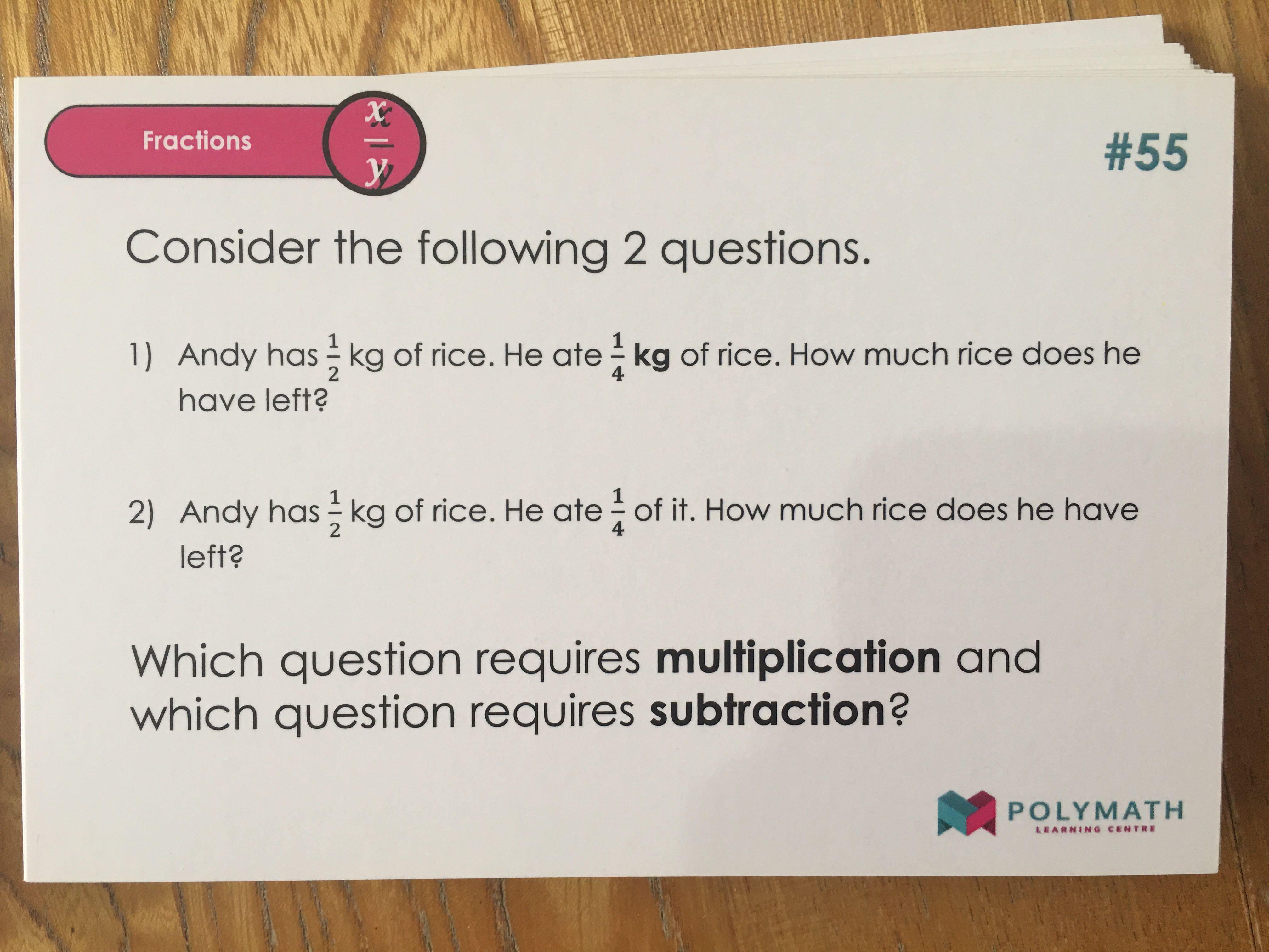 Polymath PSLE Math Flashcards, Books & Stationery, Textbooks, Primary ...