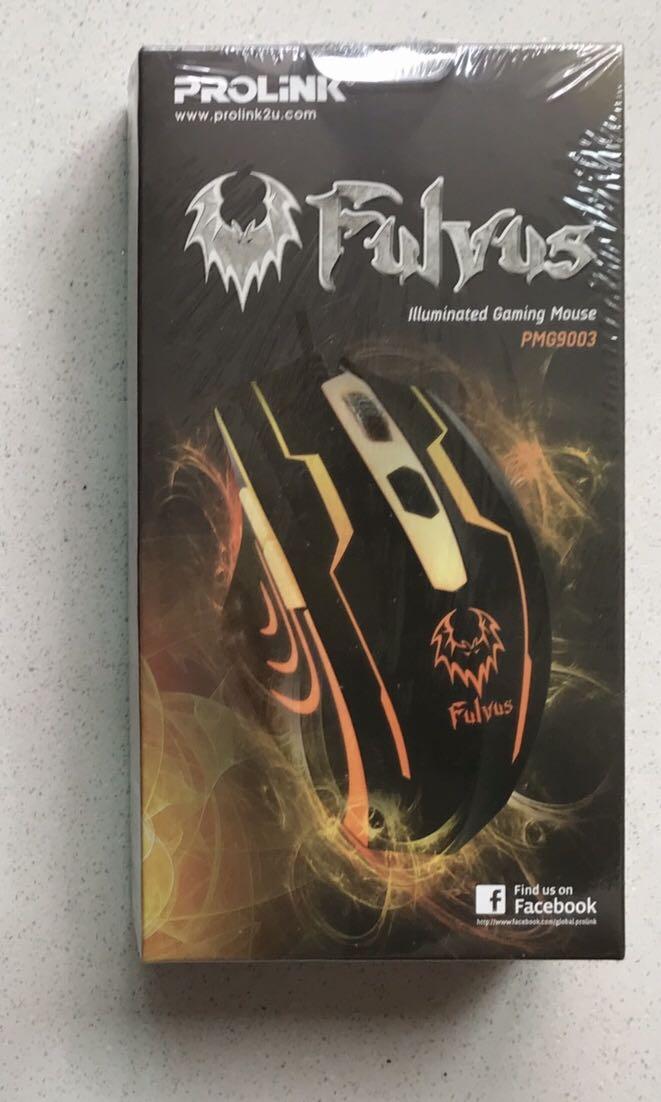 Prolink illuminated gaming mouse, Electronics, Others on Carousell