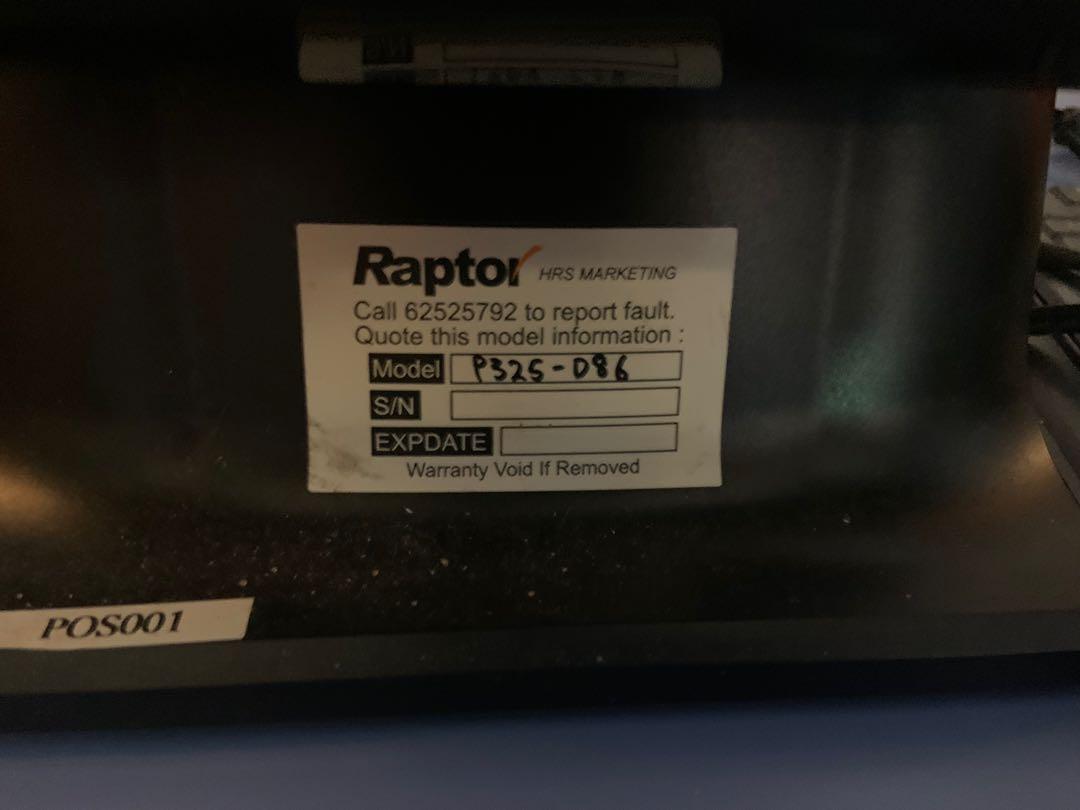 Raptor POS system, Computers & Tech, Parts & Accessories, Networking on ...