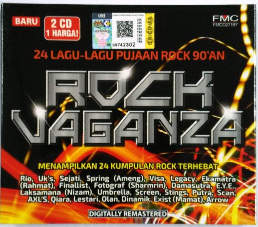 Rock Vaganza 2CD Digitally Remastered Finalist Lestari Qiara Damasutra ...
