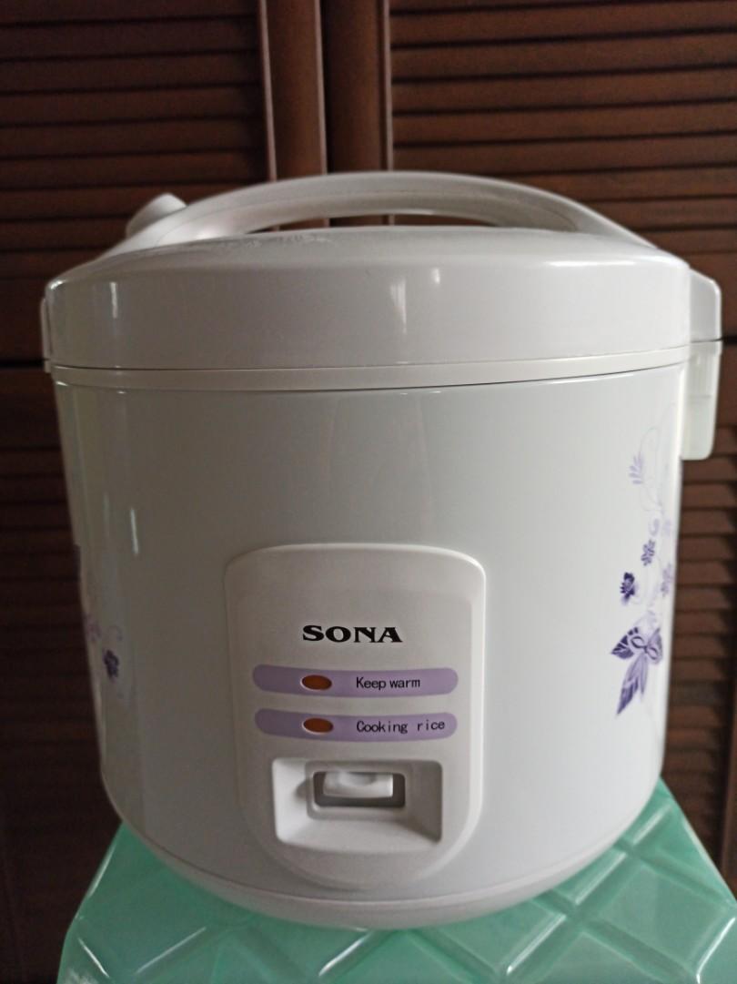 SONA Rice cooker, TV & Home Appliances, Kitchen Appliances, Cookers on ...
