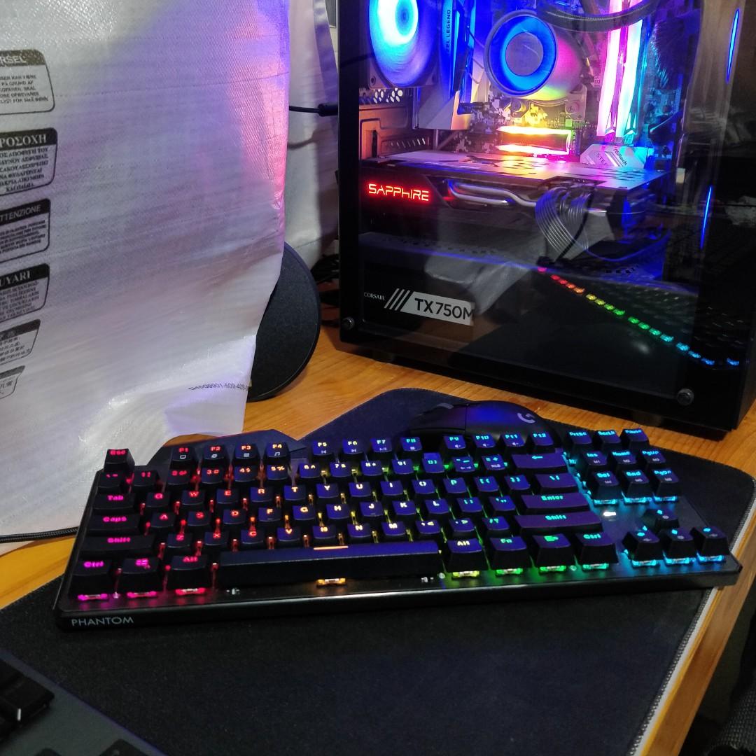 Techware phantom mechanical keyboard tkl, Computers & Tech, Parts ...